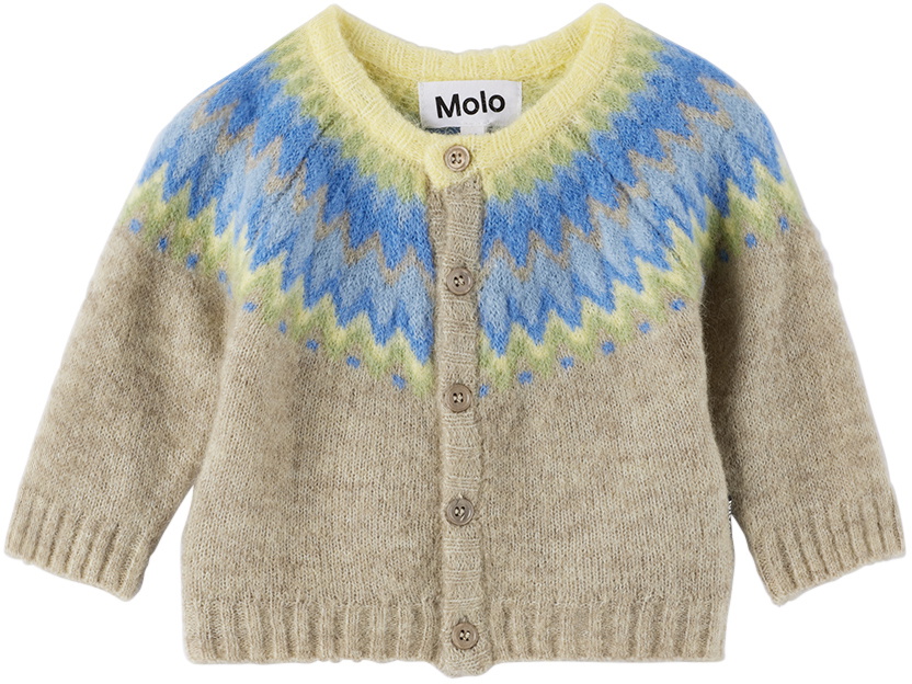 Molo Baby Gray Bay Cardigan Molo