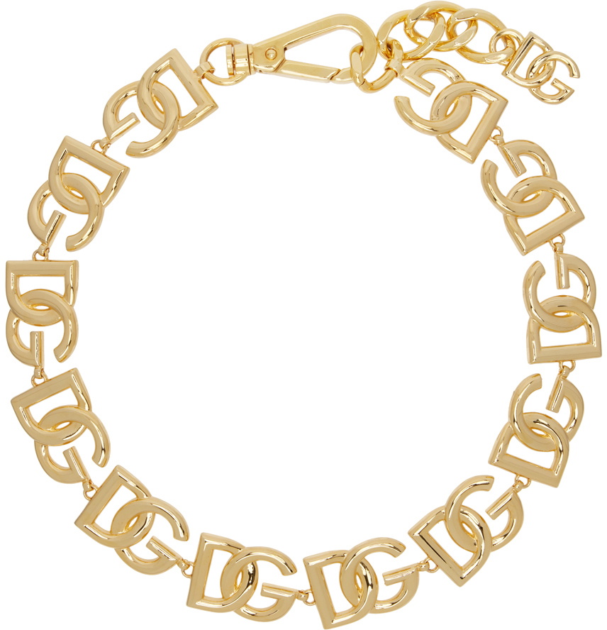Dolce & Gabbana Gold 'DG' Choker Dolce & Gabbana