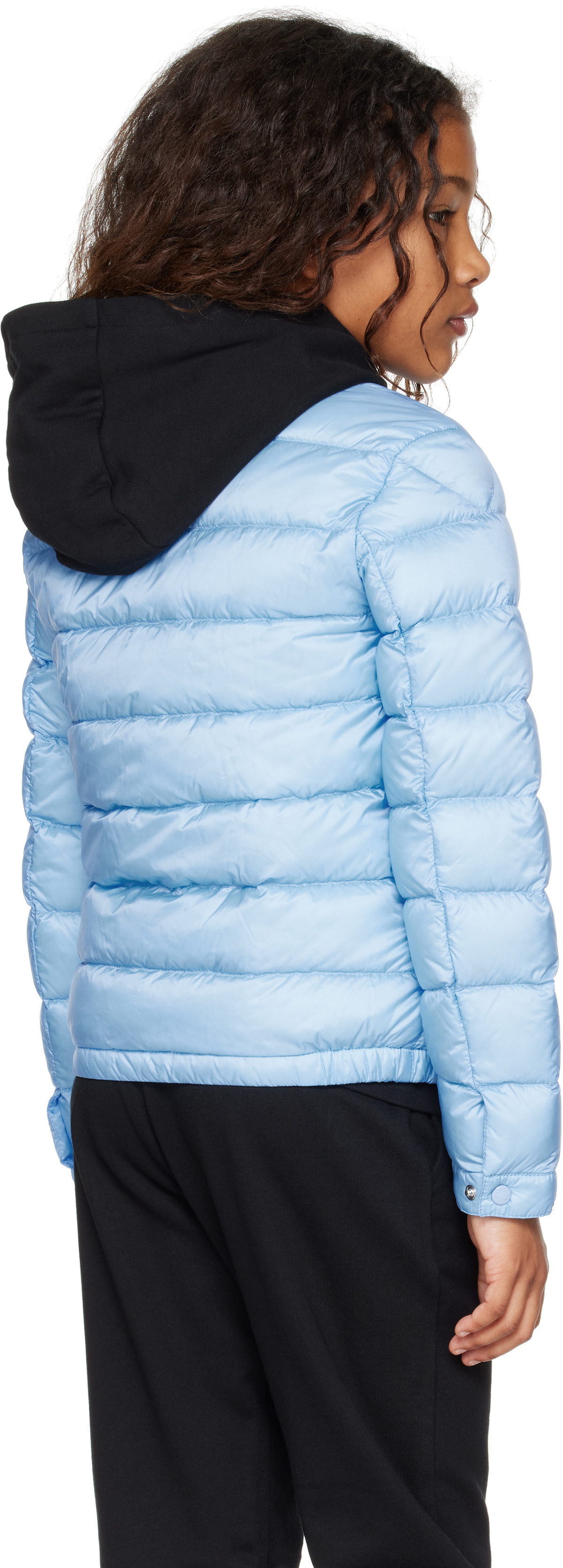 Moncler Enfant Big Kids Blue Acorus Packable Down Jacket Moncler Enfant