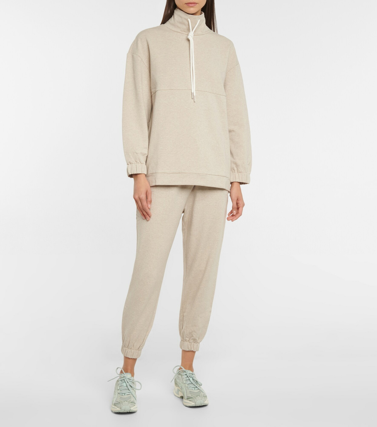 Varley - Warwick hooded cotton-blend sweatshirt Varley