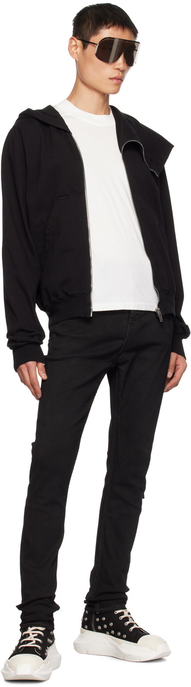 Rick Owens DRKSHDW Black Detroit Cut Jeans Rick Owens Drkshdw