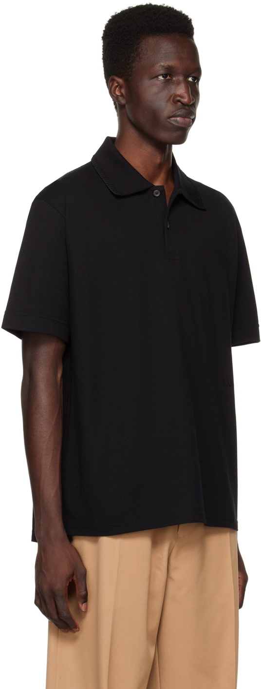 Lanvin Black Oversized Polo Lanvin