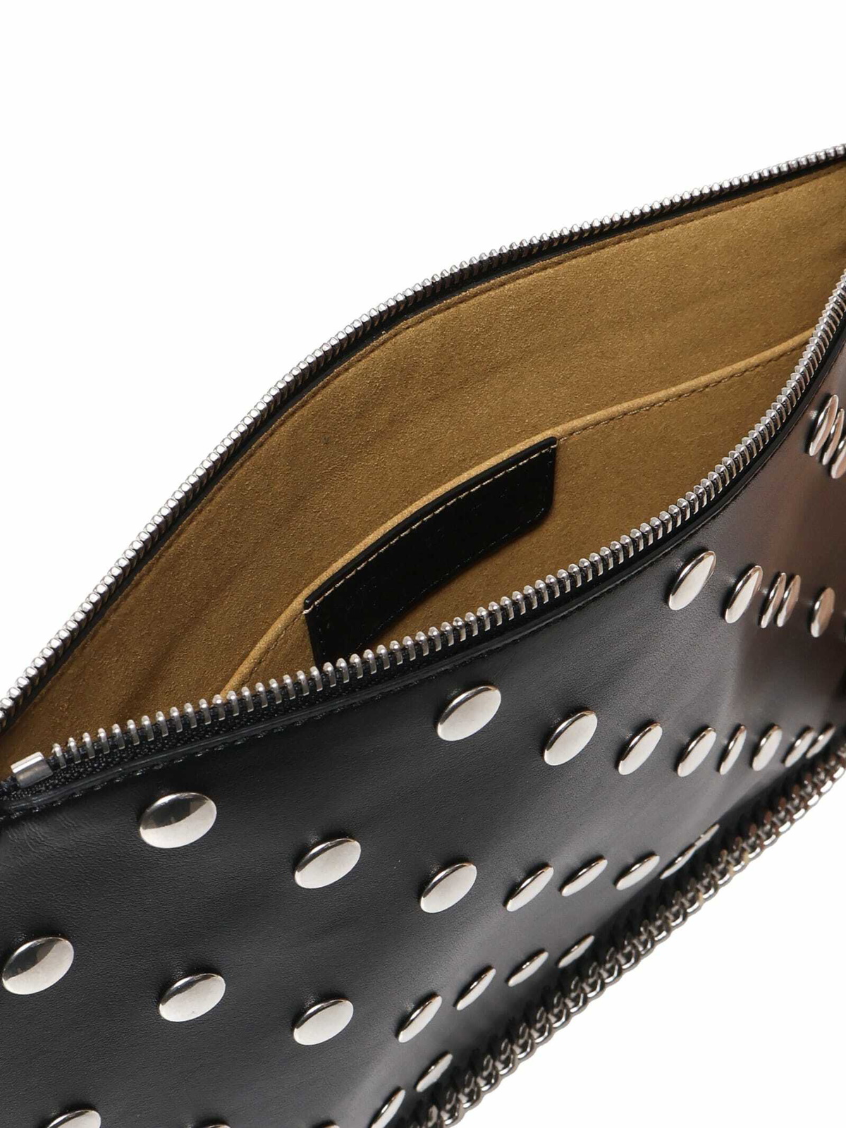 Stella McCartney Falabella Studded Zippered Pouch Bag Stella McCartney