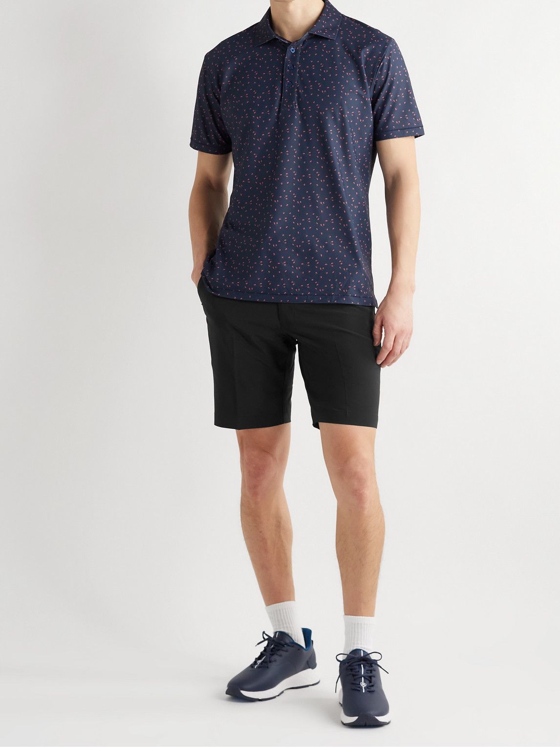 G/FORE - Maverick Hybrid Straight-Leg Stretch-Shell Golf Shorts - Black ...