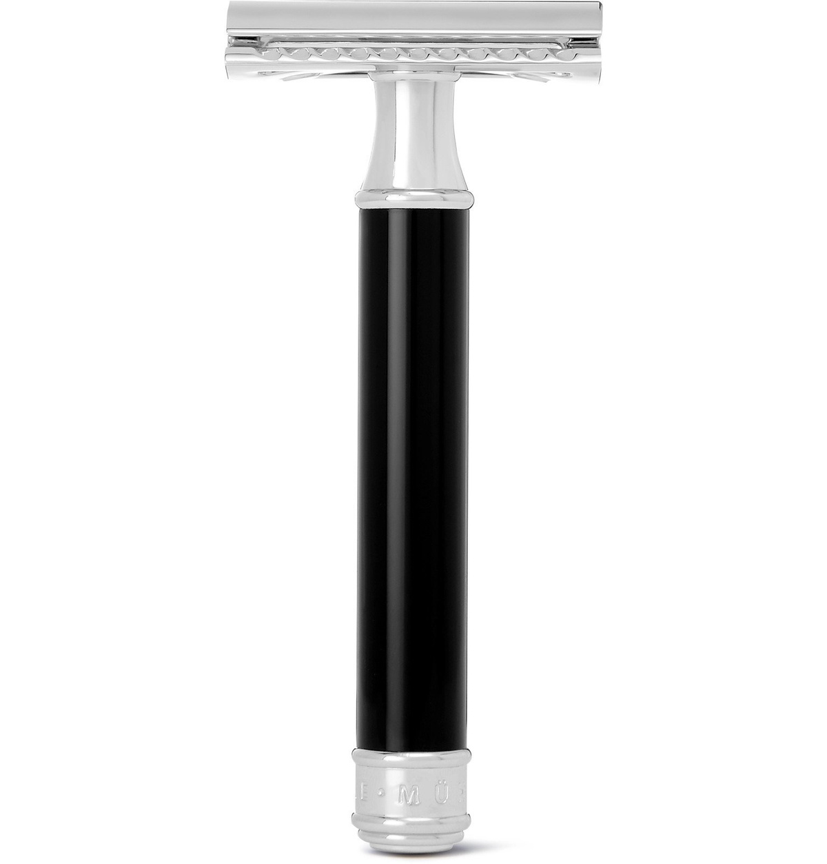Mühle - Chrome-Plated and Resin Safety Razor - Colorless Mühle