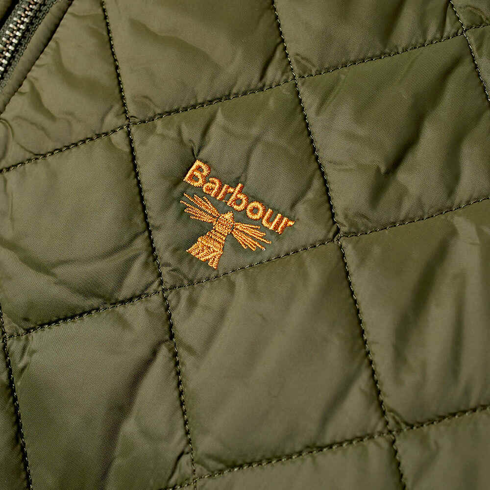 Barbour Men's Beacon Overhead Quilted Jacket in Olive Barbour