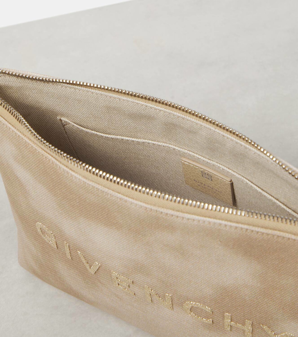 Givenchy Logo tie-dye cotton pouch Givenchy