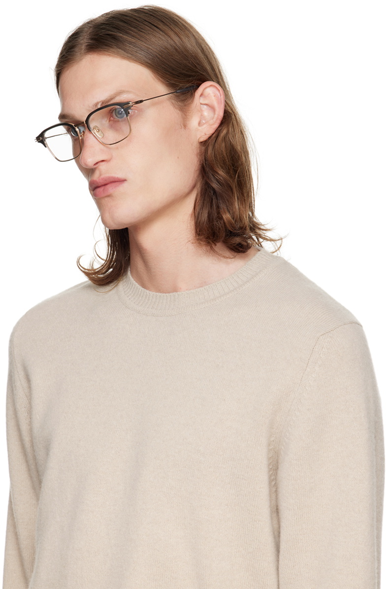 Dita Silver & Gold Typographer Glasses Dita