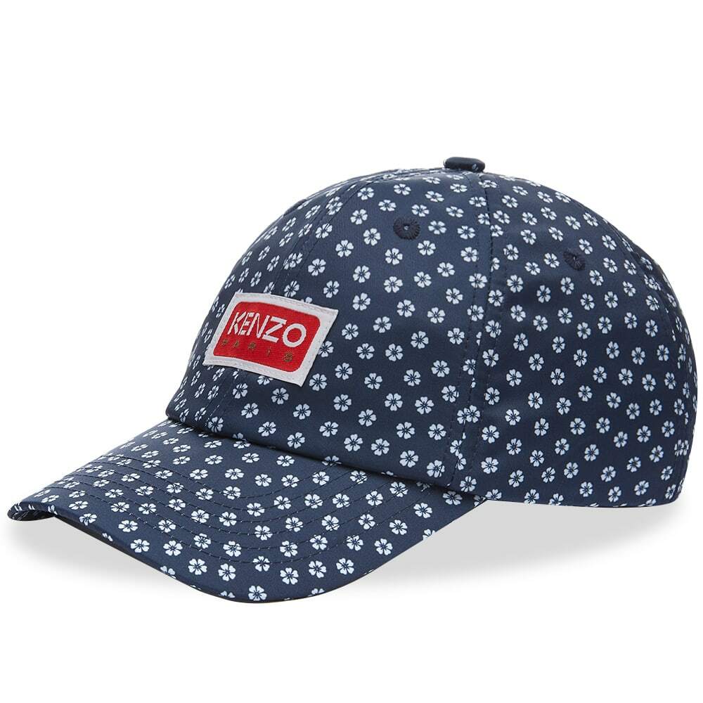 Kenzo Dobby Print Patch Logo Cap Kenzo