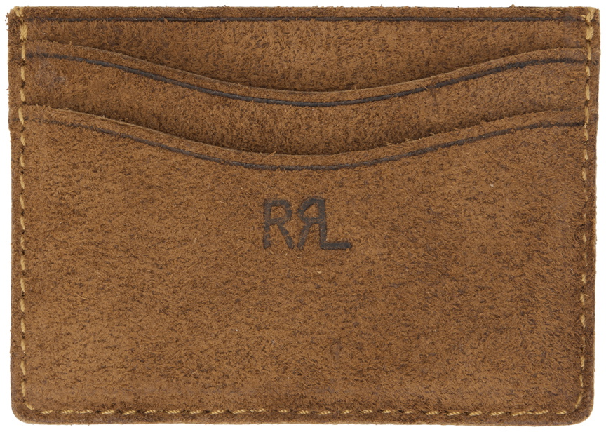 RRL Brown Roughout Card Holder RRL