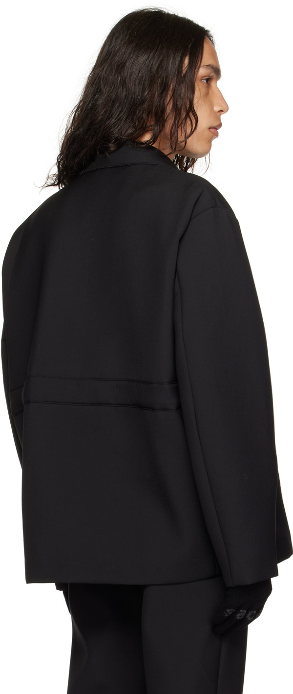 sacai Black Suiting Bonding Jacket Sacai