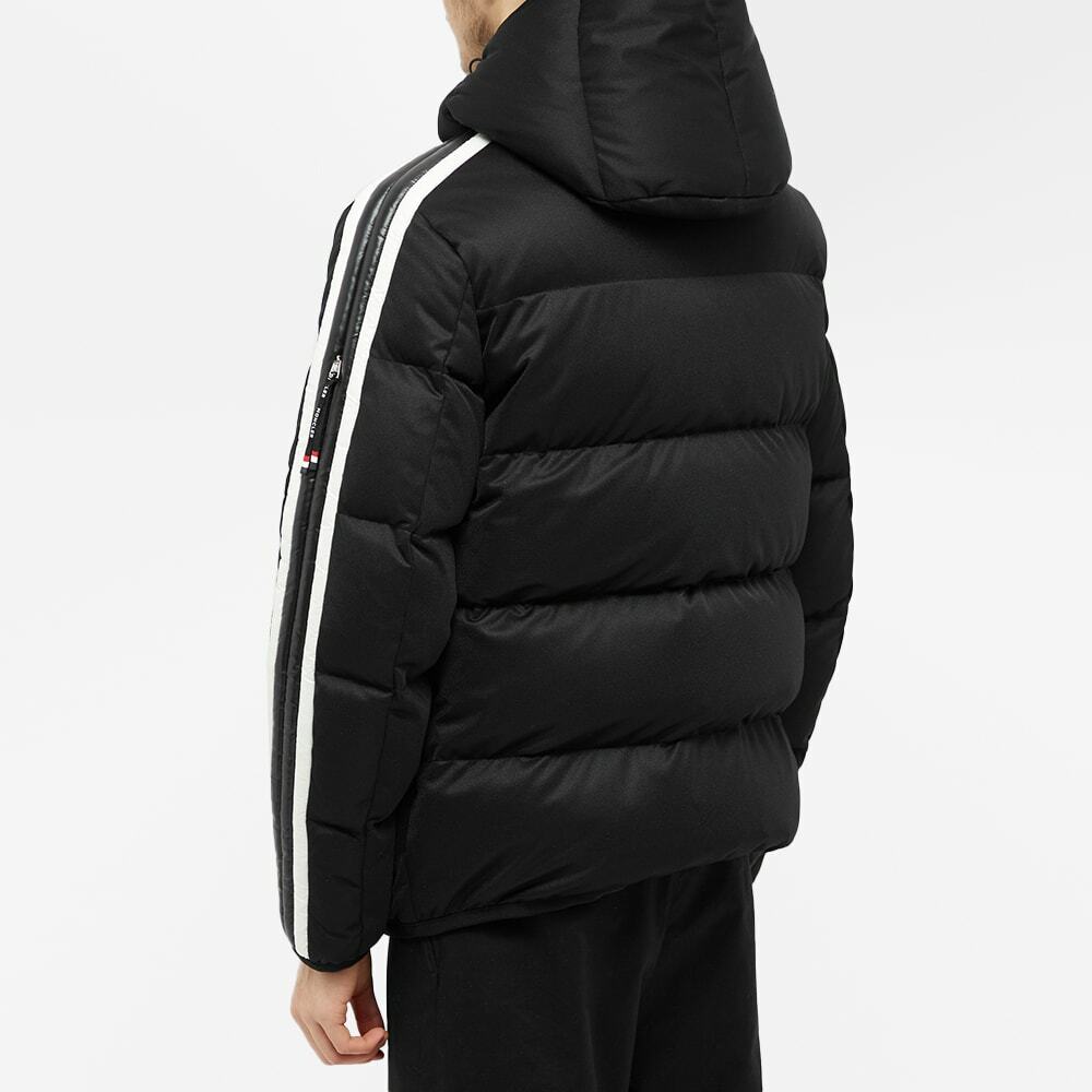 Moncler Men's Sanbesan Side Stripe Jacket in Black Moncler
