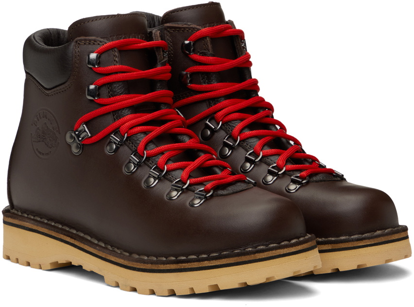 Diemme Brown Roccia Vet Mogano Full Grain Boots Diemme