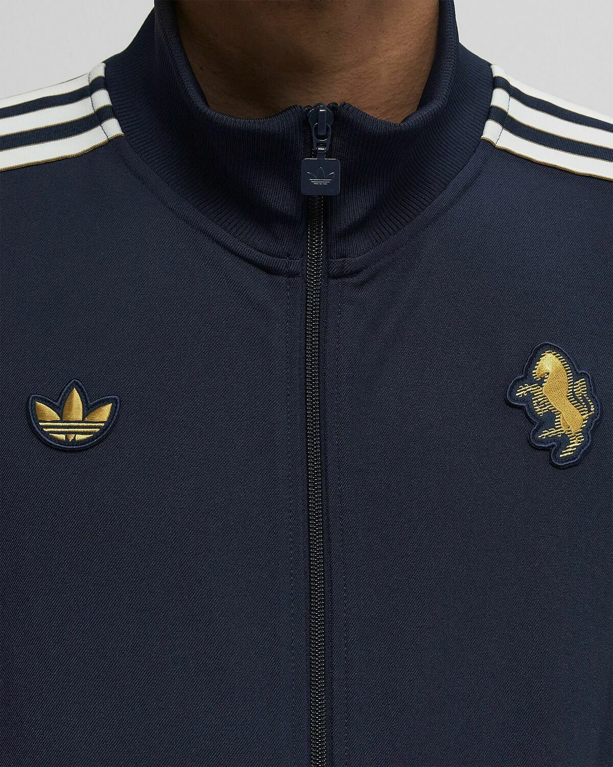 Adidas JUVENTUS TURIN ICON TRACK TOP Blue Mens Track Jacket adidas