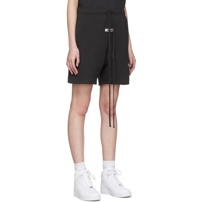 Essentials Black Reflective Shorts Essentials
