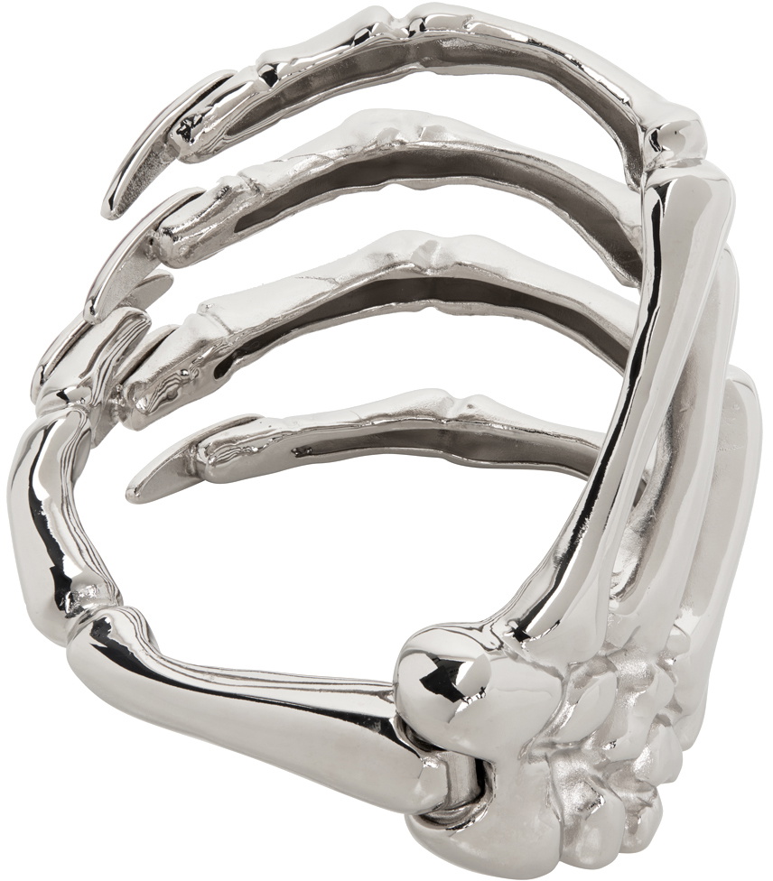 Raf Simons Silver Skeleton Hand Raf Simons