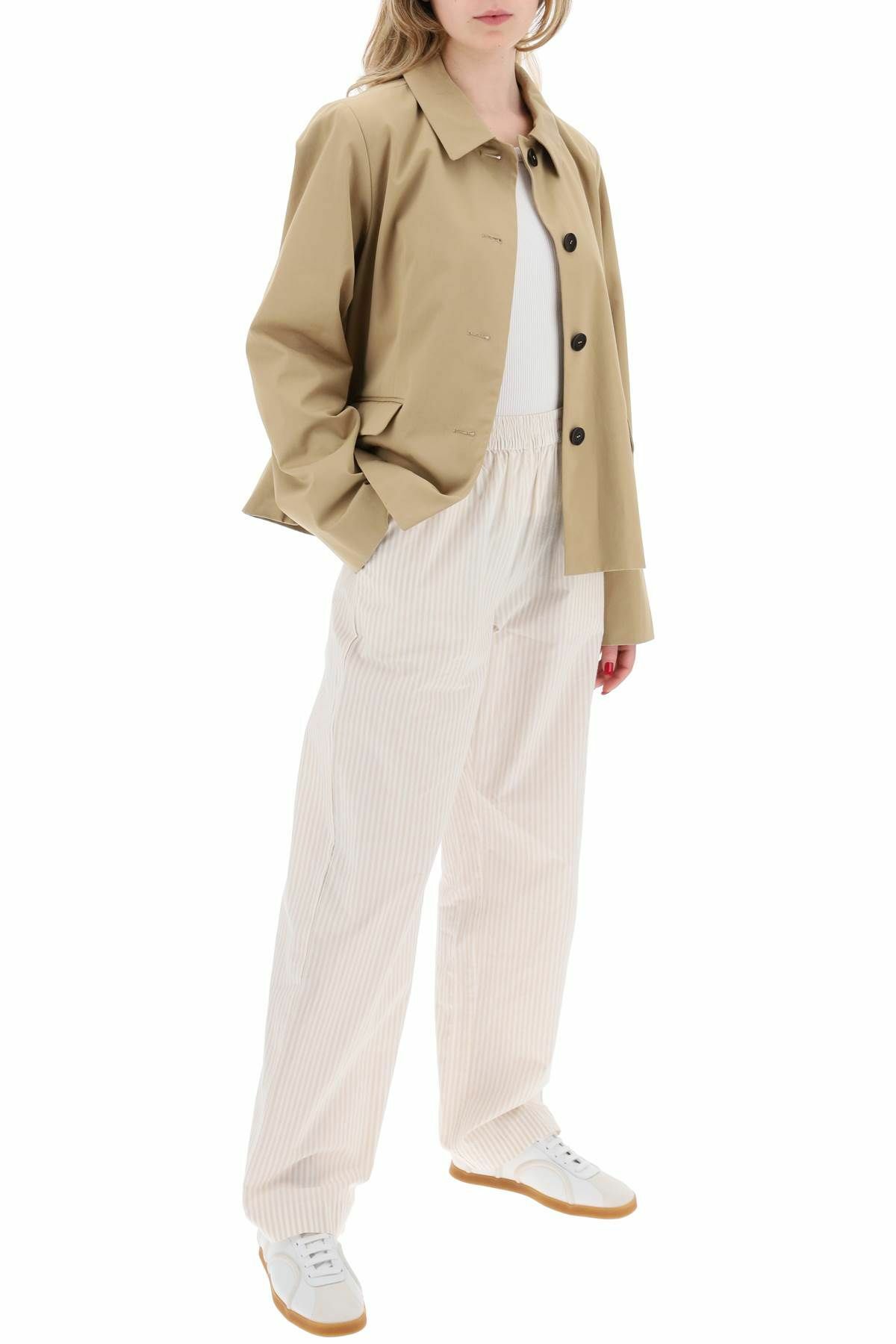 SKALL STUDIO short cotton waterproof jacket named petra in italian ...