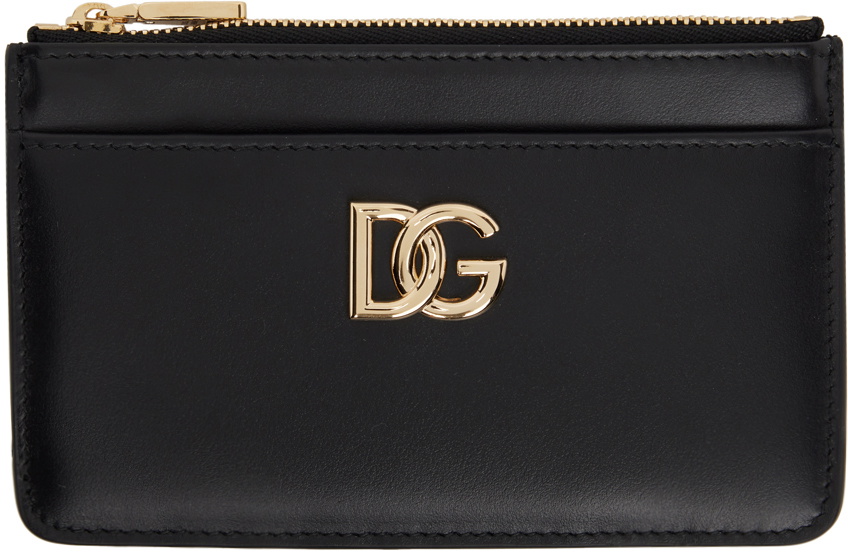 Dolce&Gabbana Black 'DG' Logo Card Holder Dolce & Gabbana