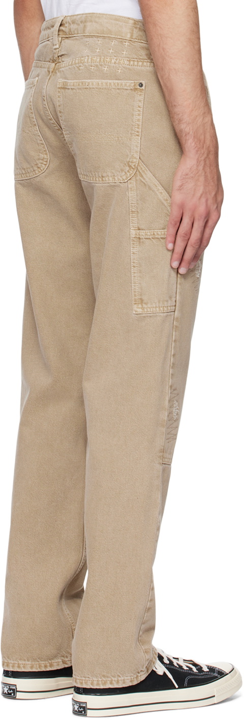 Ksubi Beige Operator Jeans Ksubi