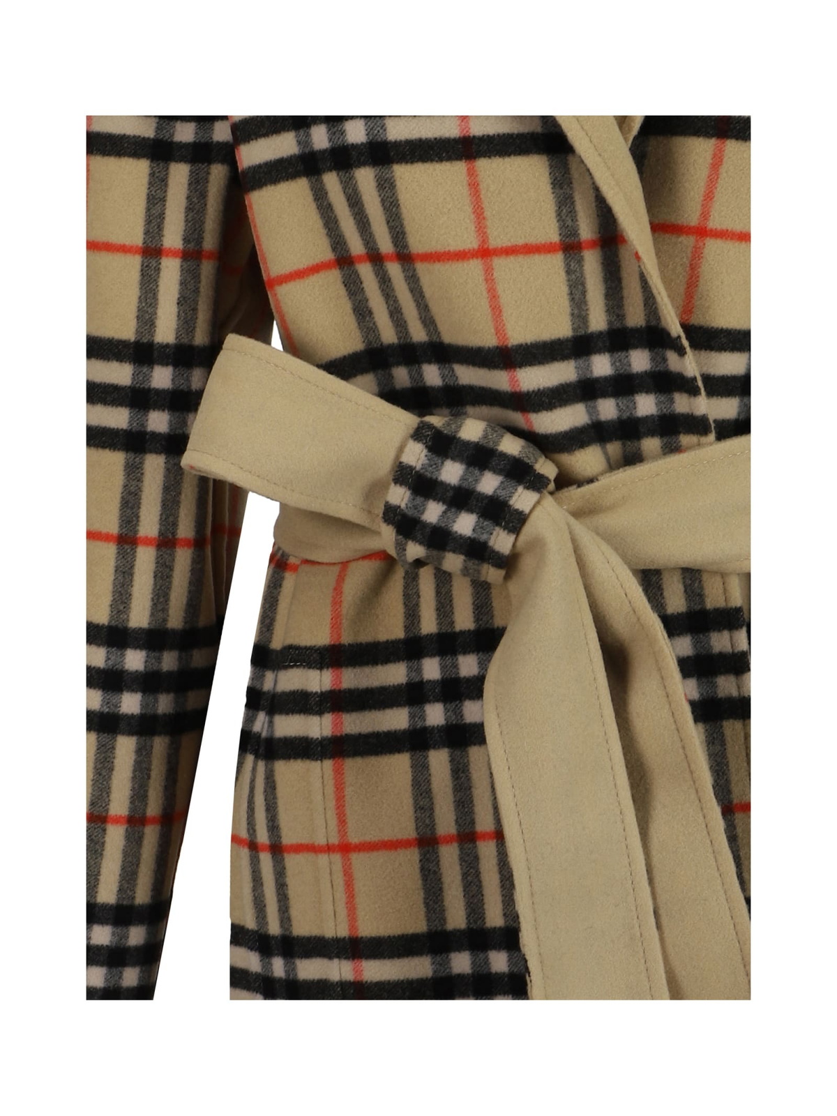 Burberry Breasted Reversible Coat Burberry