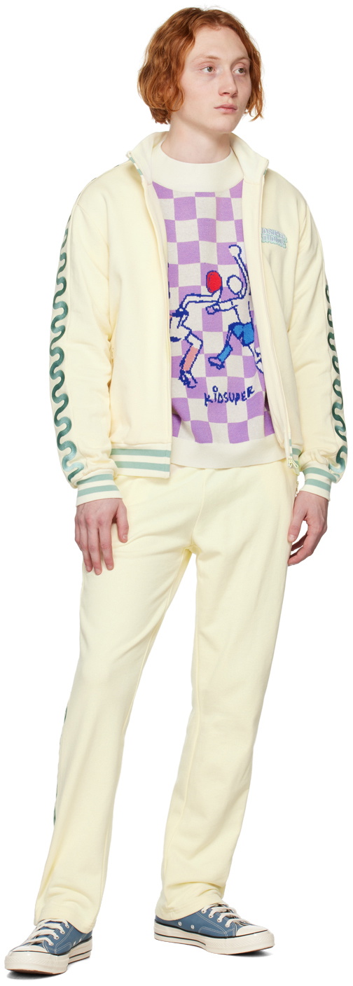 KidSuper Off-White Simple Sweatpants KidSuper
