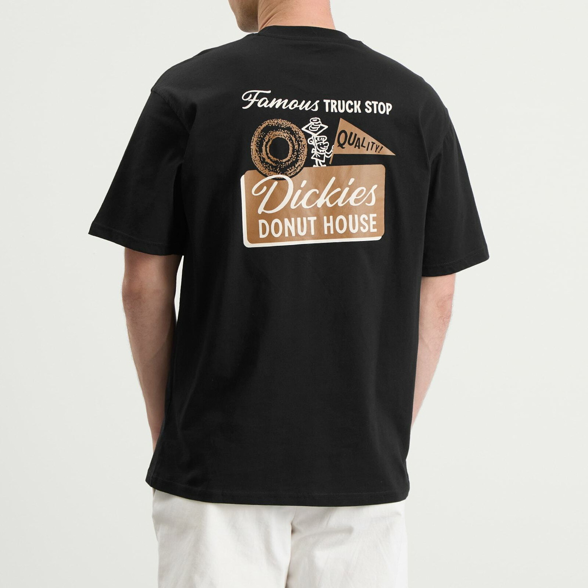 Dickies Men's Donut House T-Shirt in Black Dickies Construct