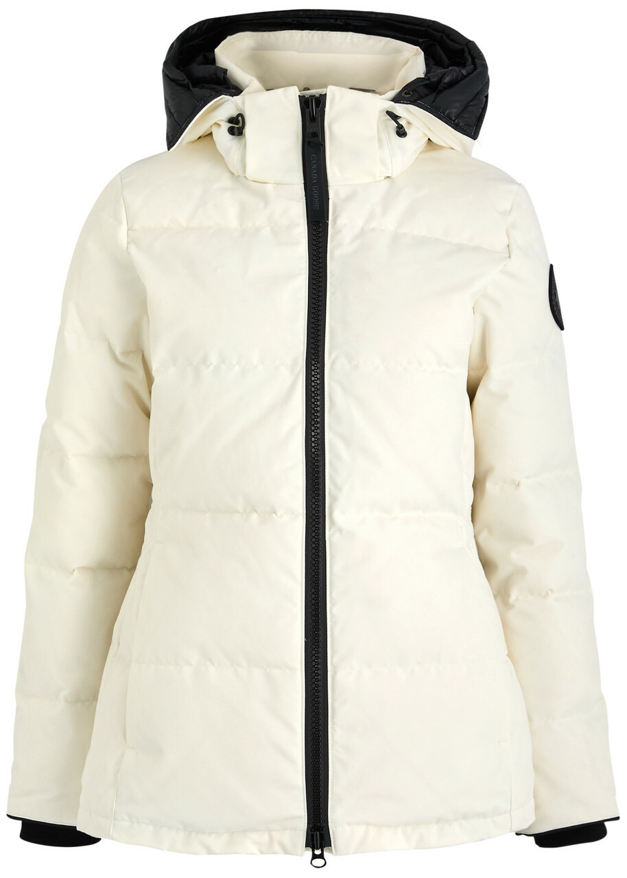 Canada Goose Chelsea Quilted Arctic-Tech Parka Coat White Canada Goose