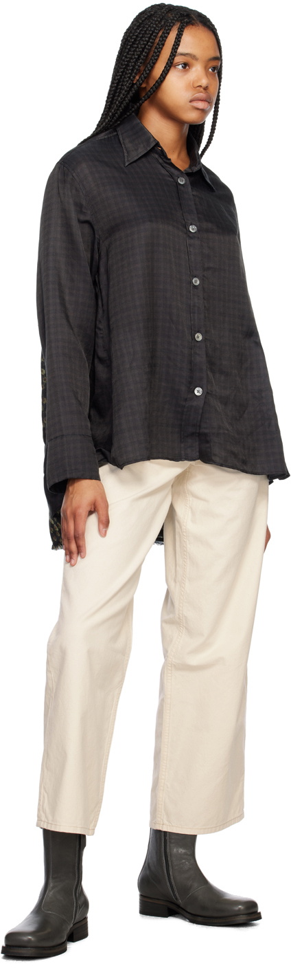 Our Legacy Off-White Full Cut Trousers Our Legacy