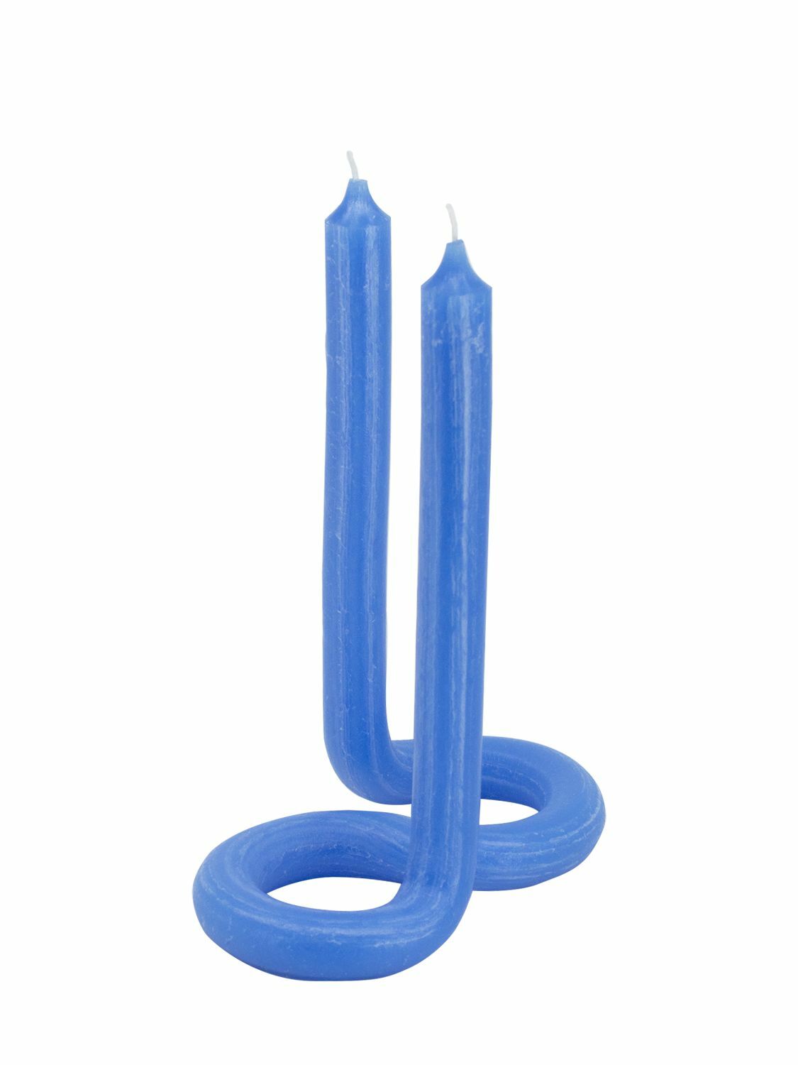 LEX POTT - Light Blue Twist Unscented Candle Lex Pott