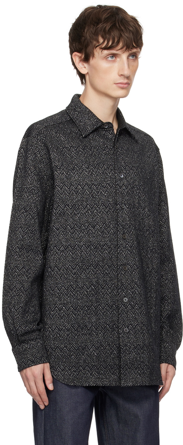 Missoni Black Metallic Shirt Missoni