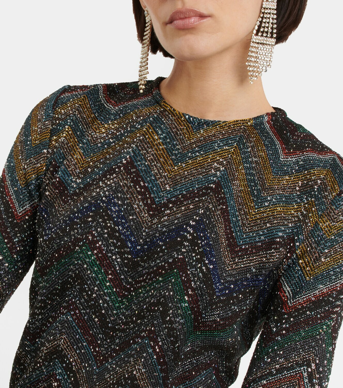 Missoni - Chevron lamé sweater Missoni