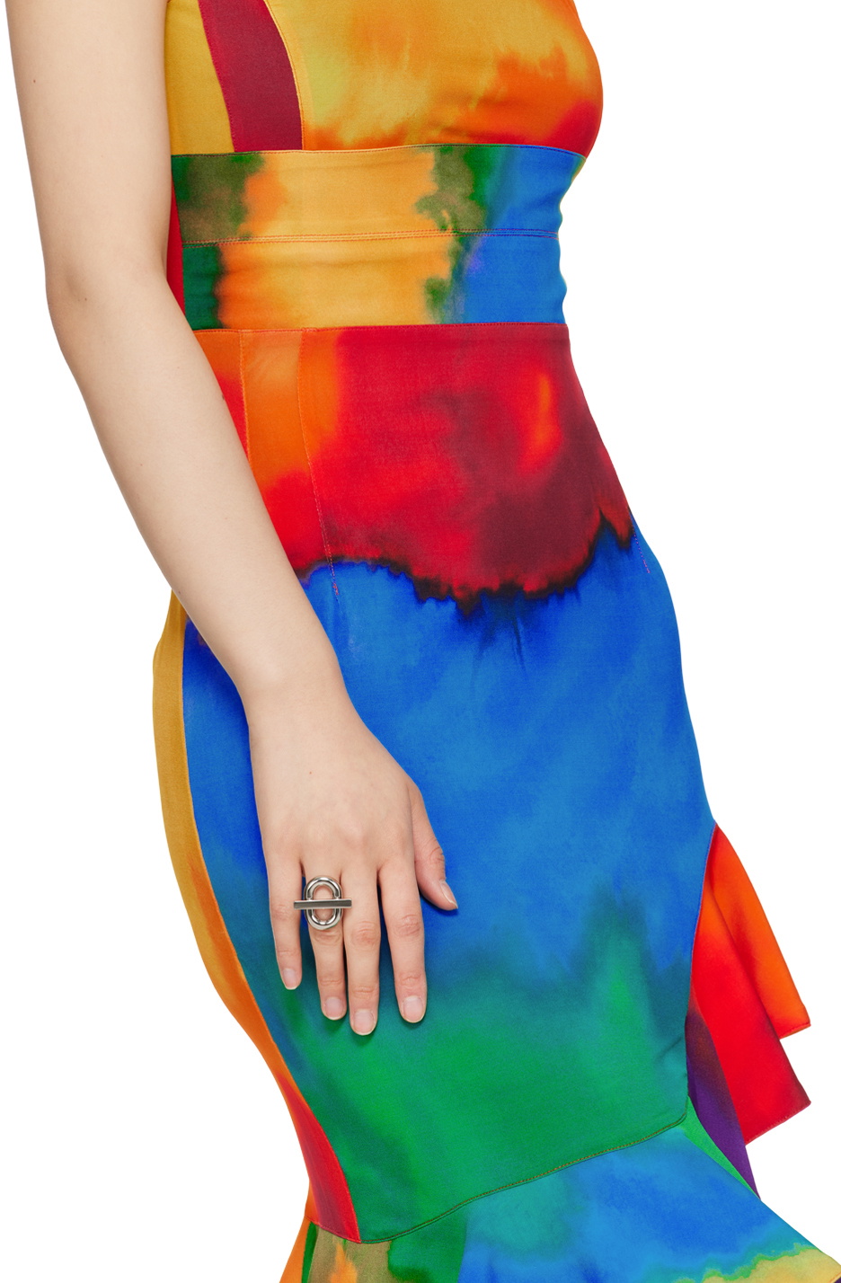 Rabanne Silver XL Link Ring Paco Rabanne