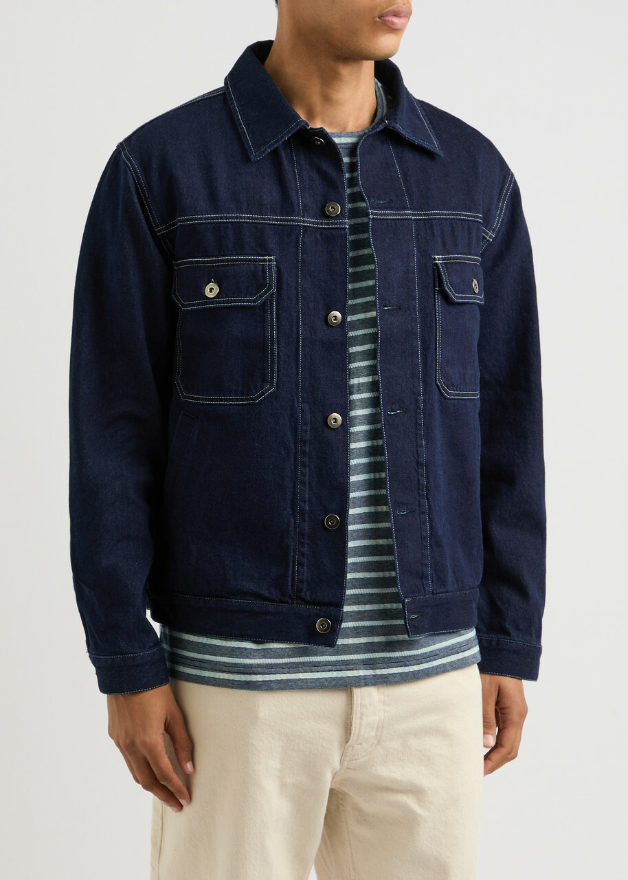 Universal Works Denim Jacket Navy Universal Works