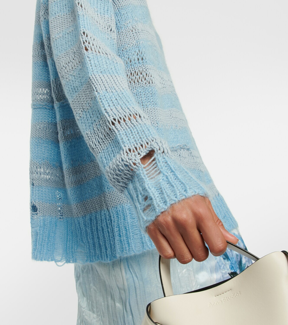 Acne Studios Distressed striped sweater Acne Studios