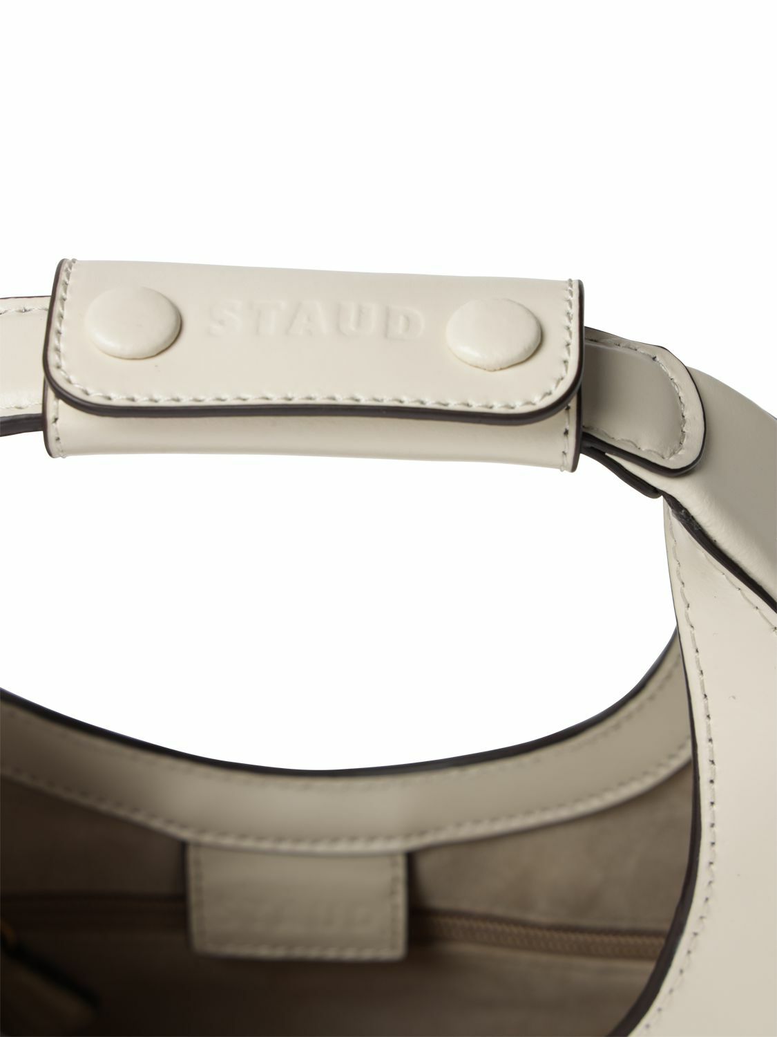 STAUD - Mini Moon Smooth Leather Bag Staud