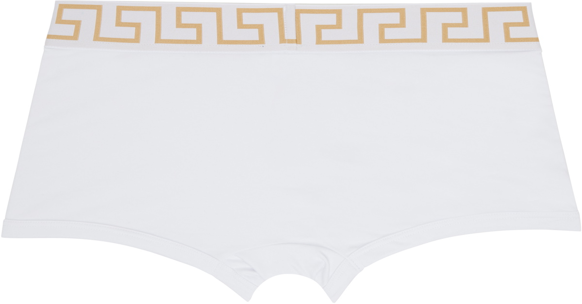 Versace Three-Pack Multicolor Greca Border Boxer Briefs Versace