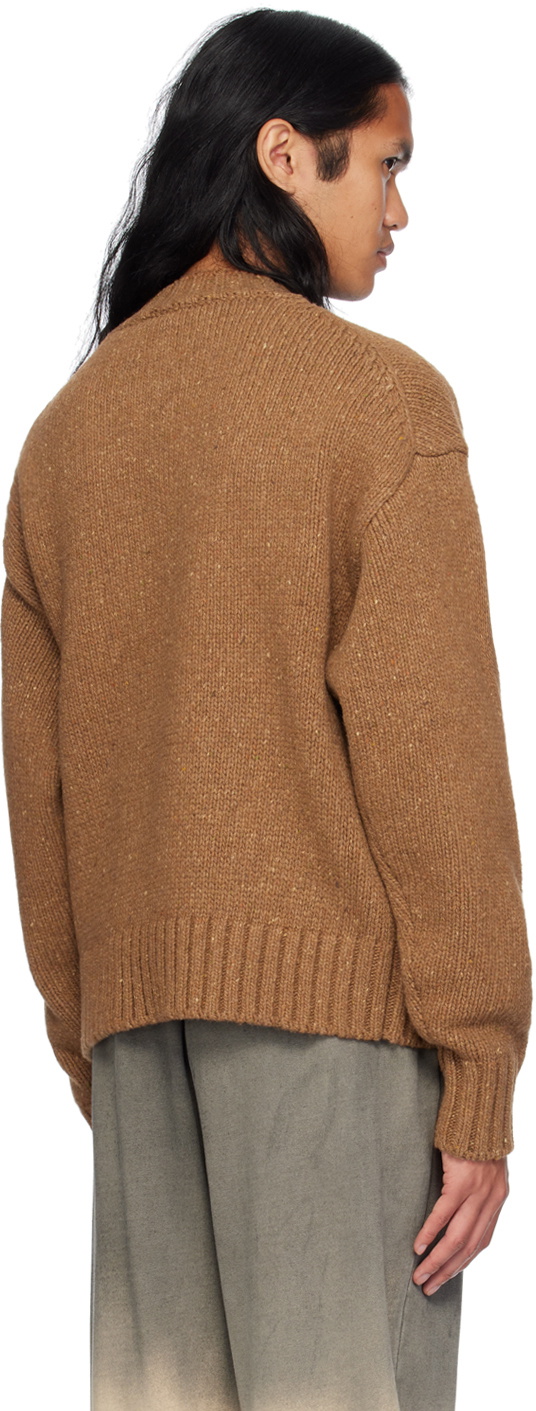 We11done Brown Chunky Sweater We11done