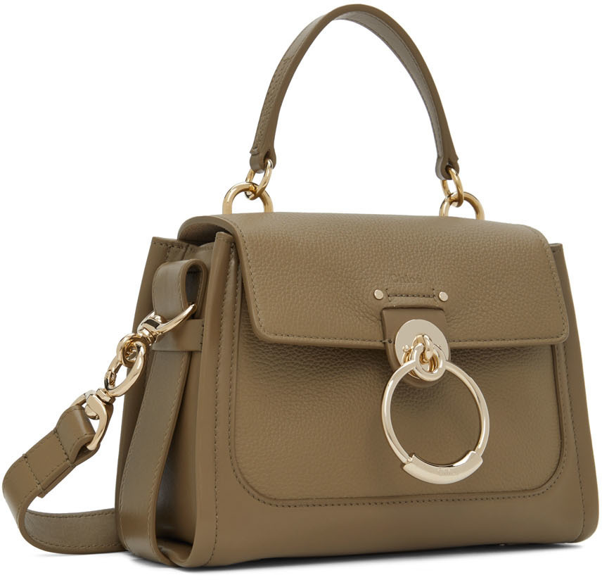 Chloé Khaki Small Tess Day Messenger Bag Chloe