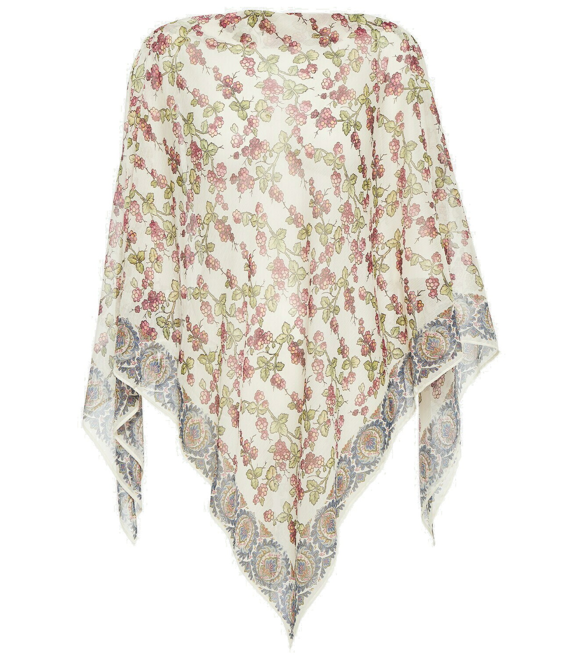 Etro Printed poncho Etro