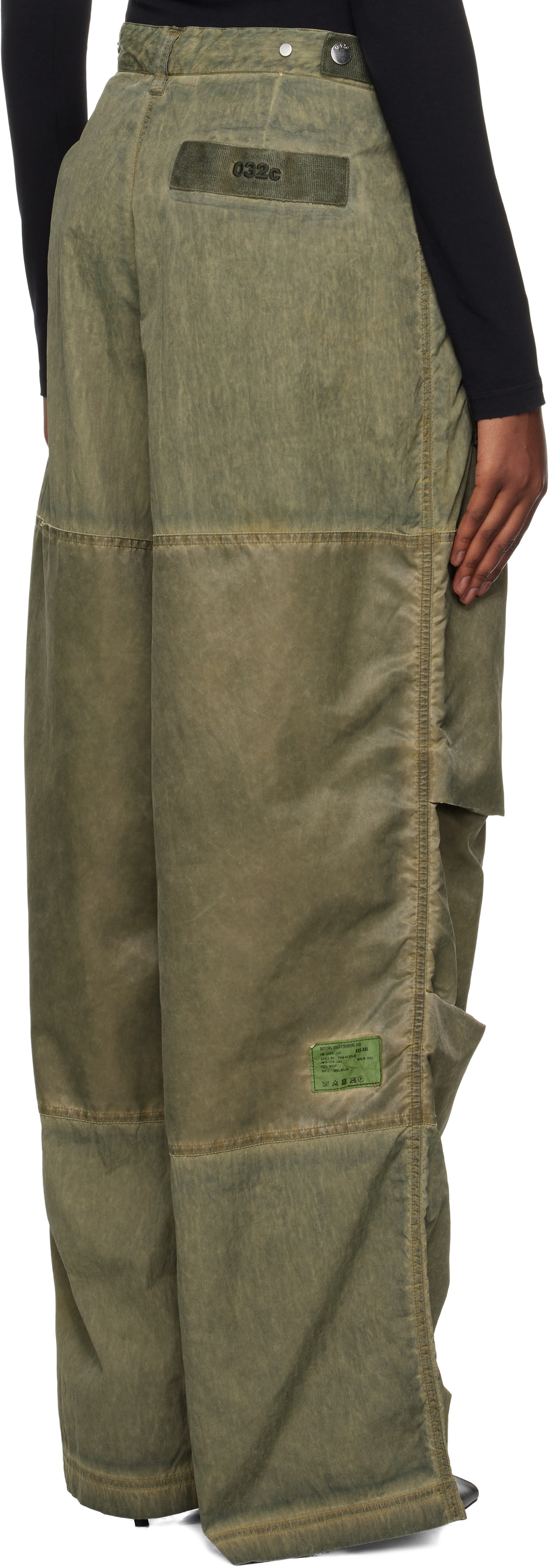 032c Khaki 'Clay' Utility Trousers 032c