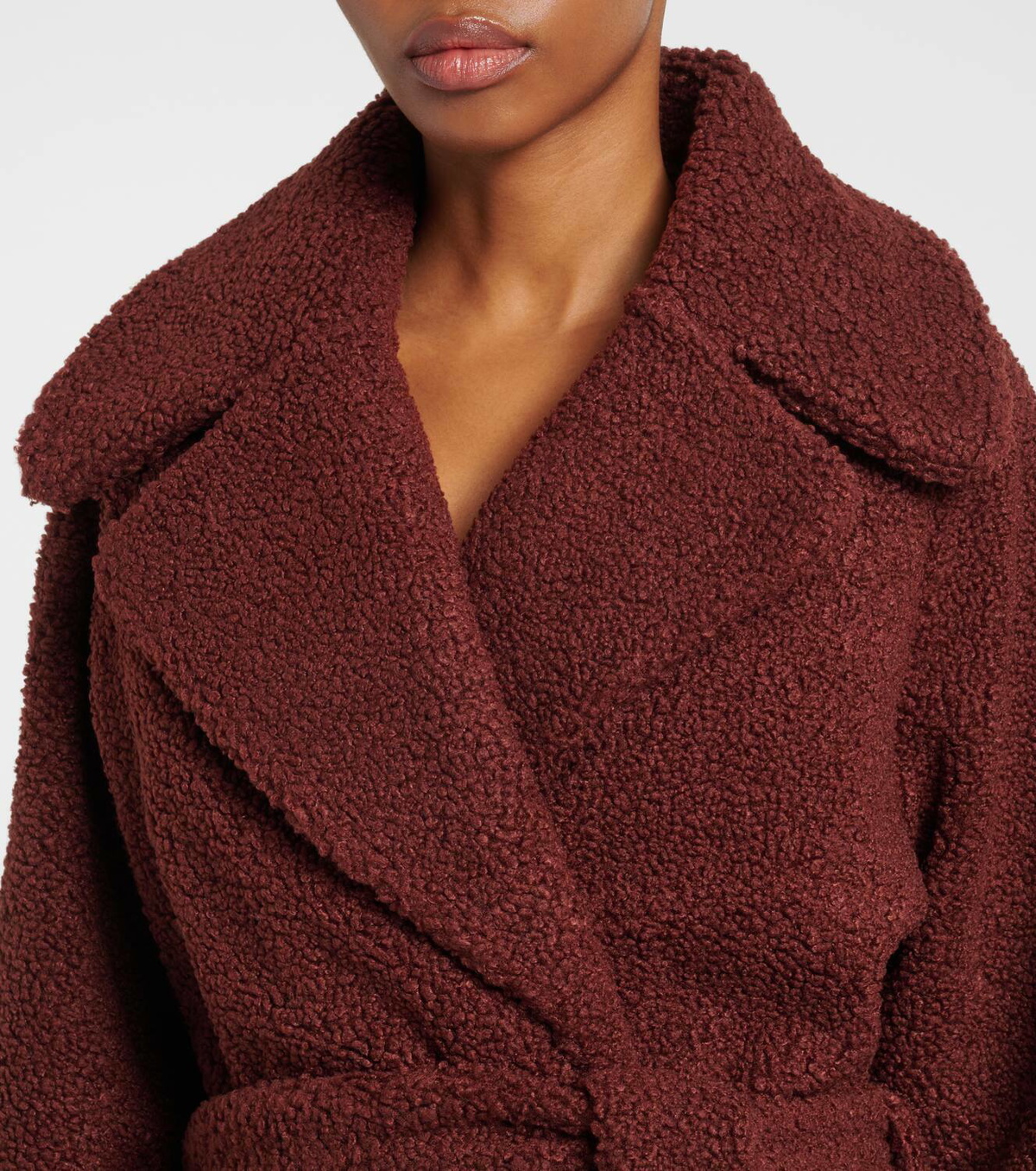 Varley Vermont faux shearling wrap coat Varley