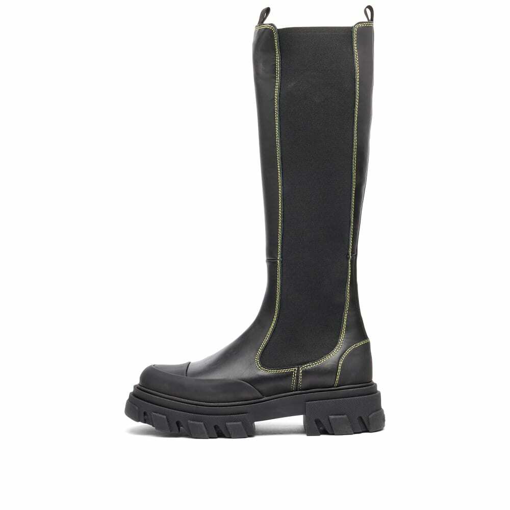 GANNI Women's High Chelsea Boot in Black GANNI