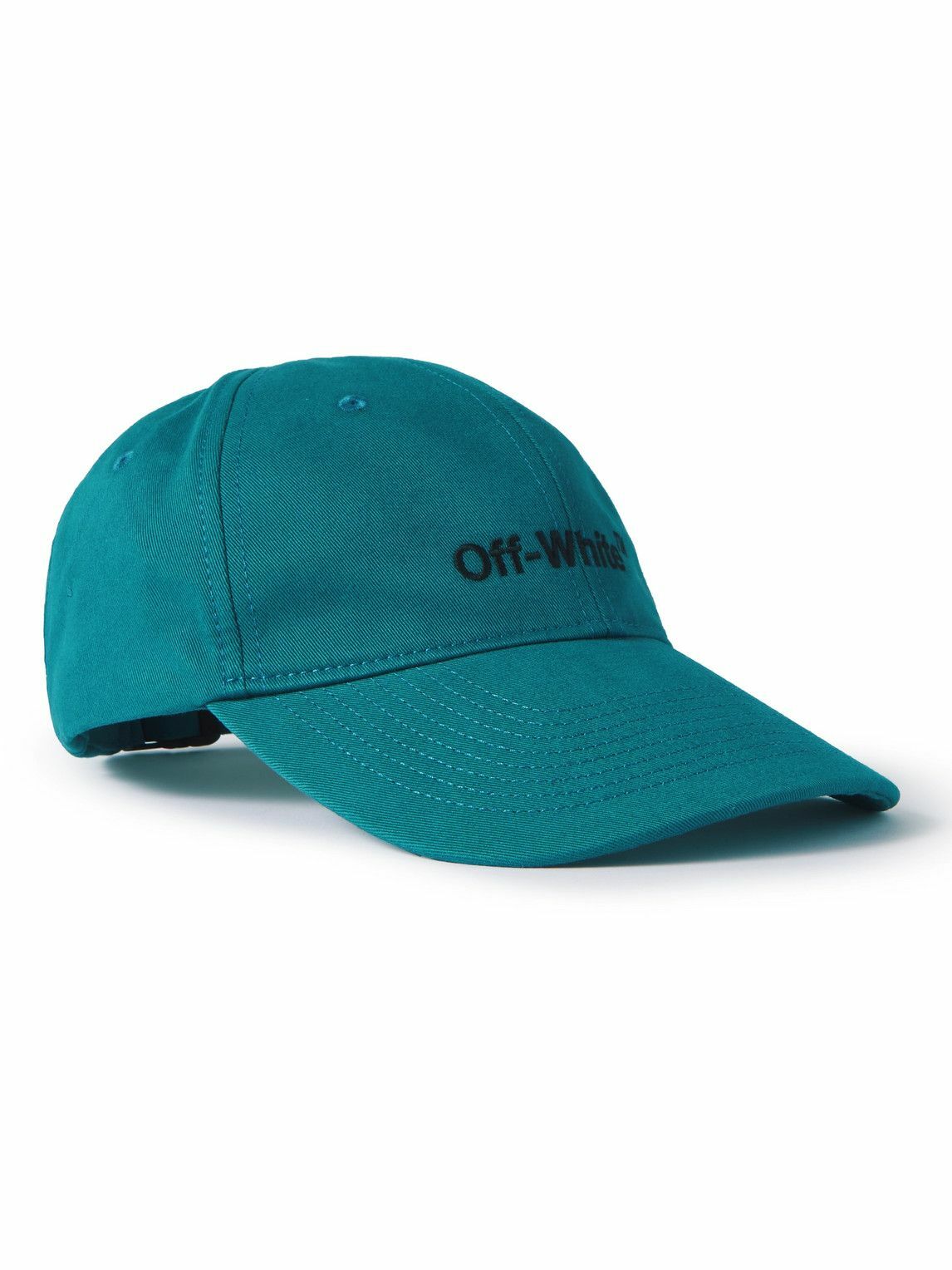 Off-White - Logo-Embroidered Cotton-Canvas Baseball Cap Off-White