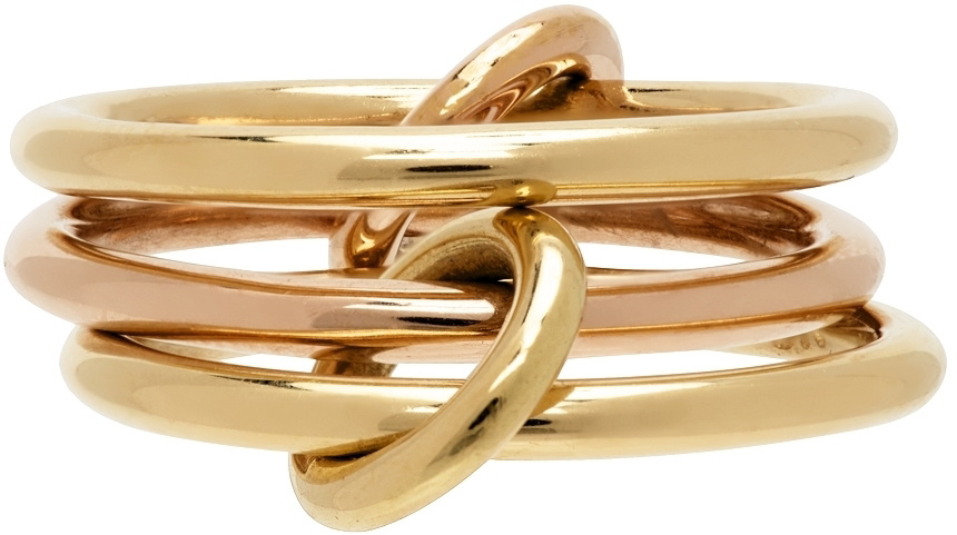 Spinelli Kilcollin Gold & Rose Gold Solarium Ring Spinelli Kilcollin