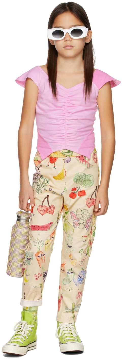 Collina Strada SSENSE Exclusive Kids Beige Chason Trousers Collina Strada