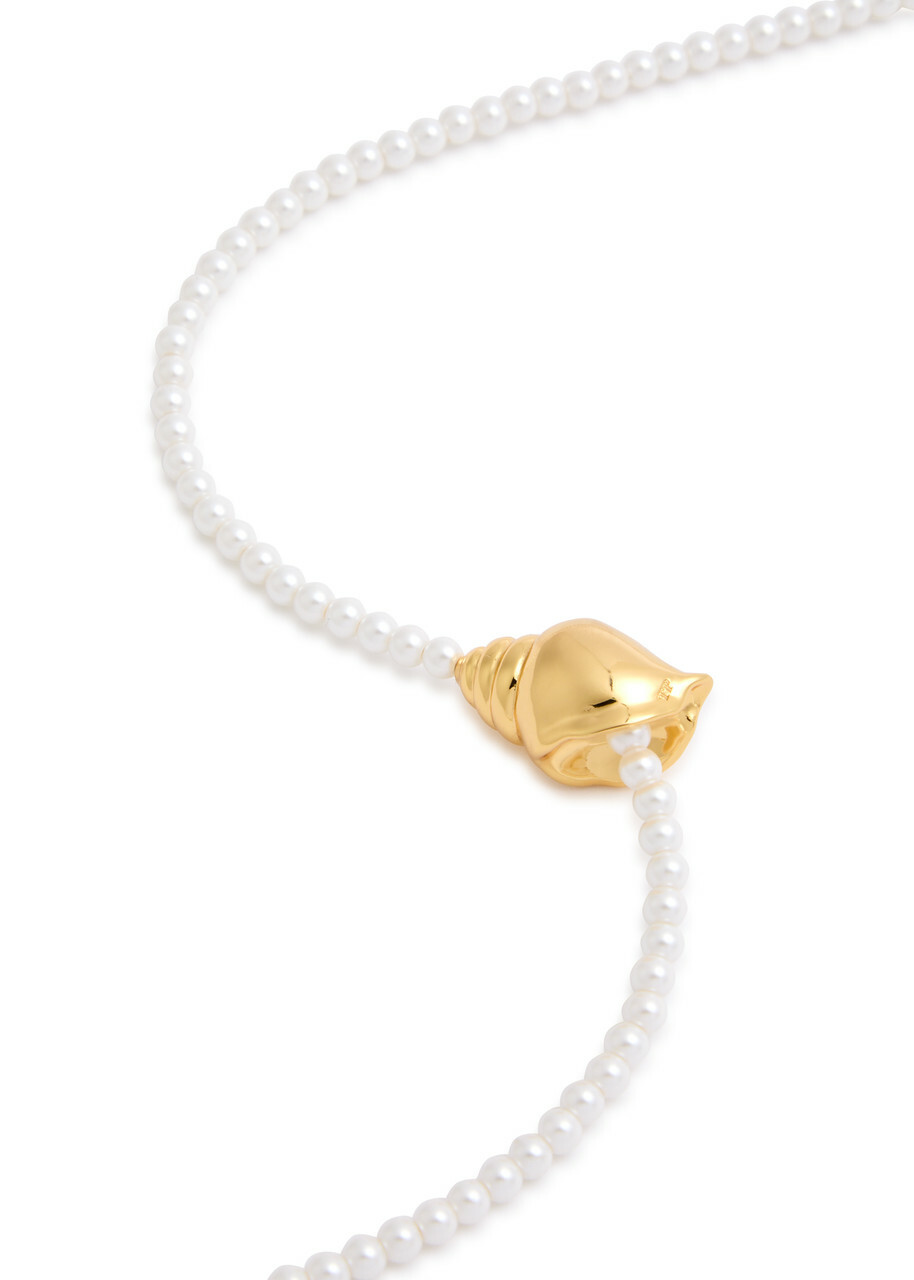 Timeless Pearly Shell Pearl Necklace - One Size Timeless Pearly
