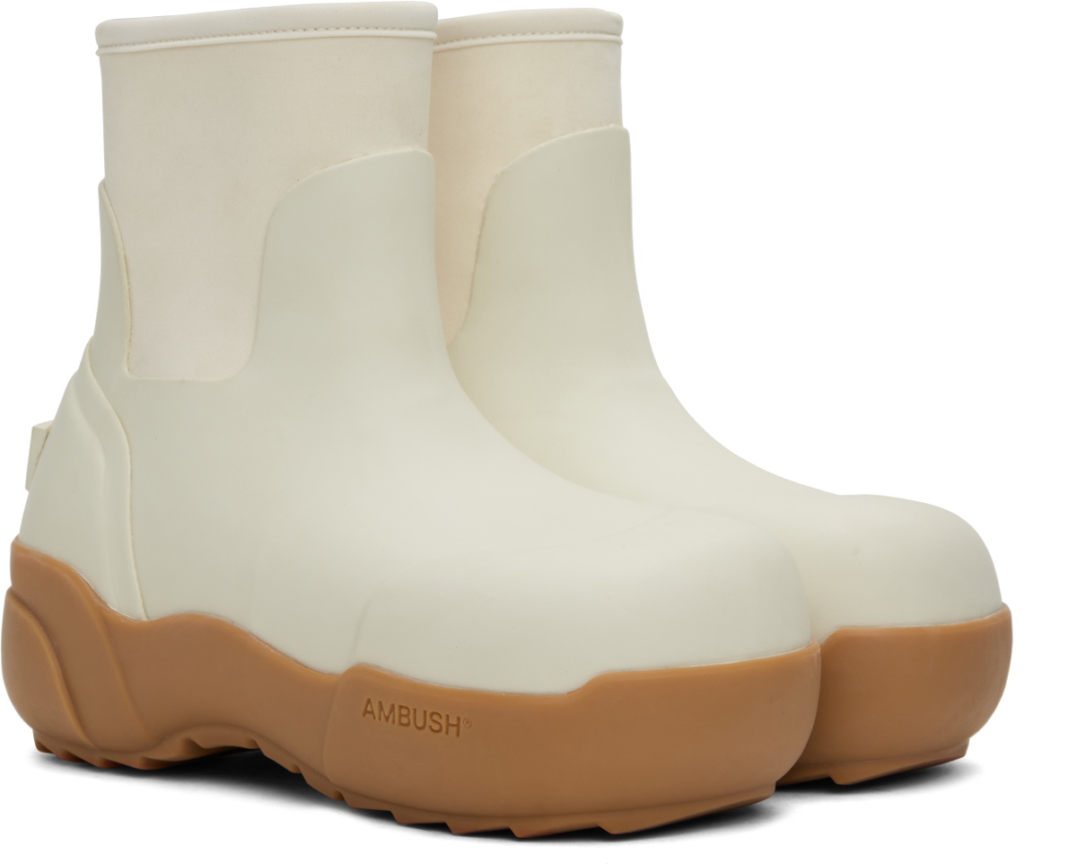 AMBUSH White Rubber Boots Ambush