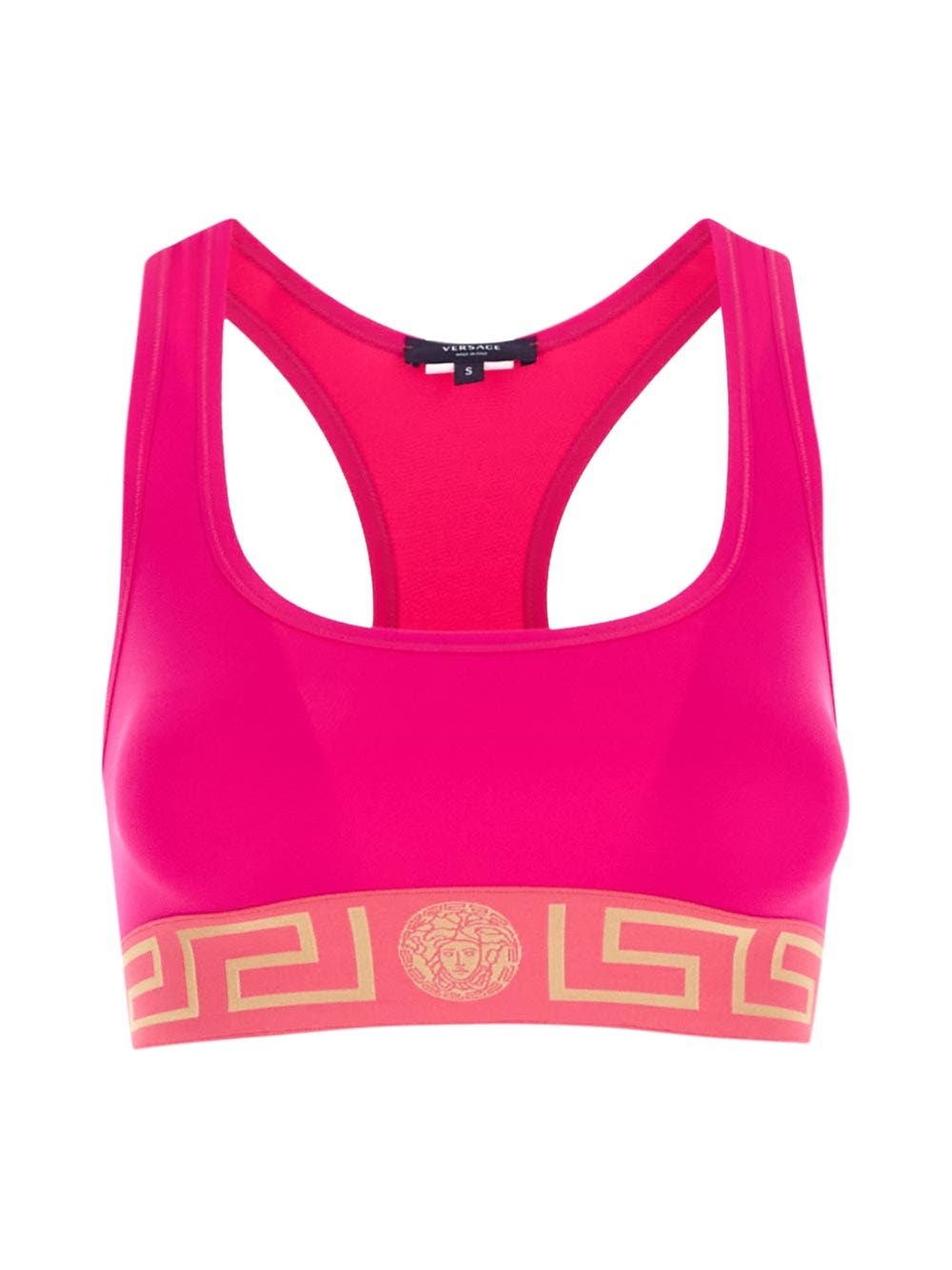 Versace Underwear Greca Border Gym Bra Versace Underwear