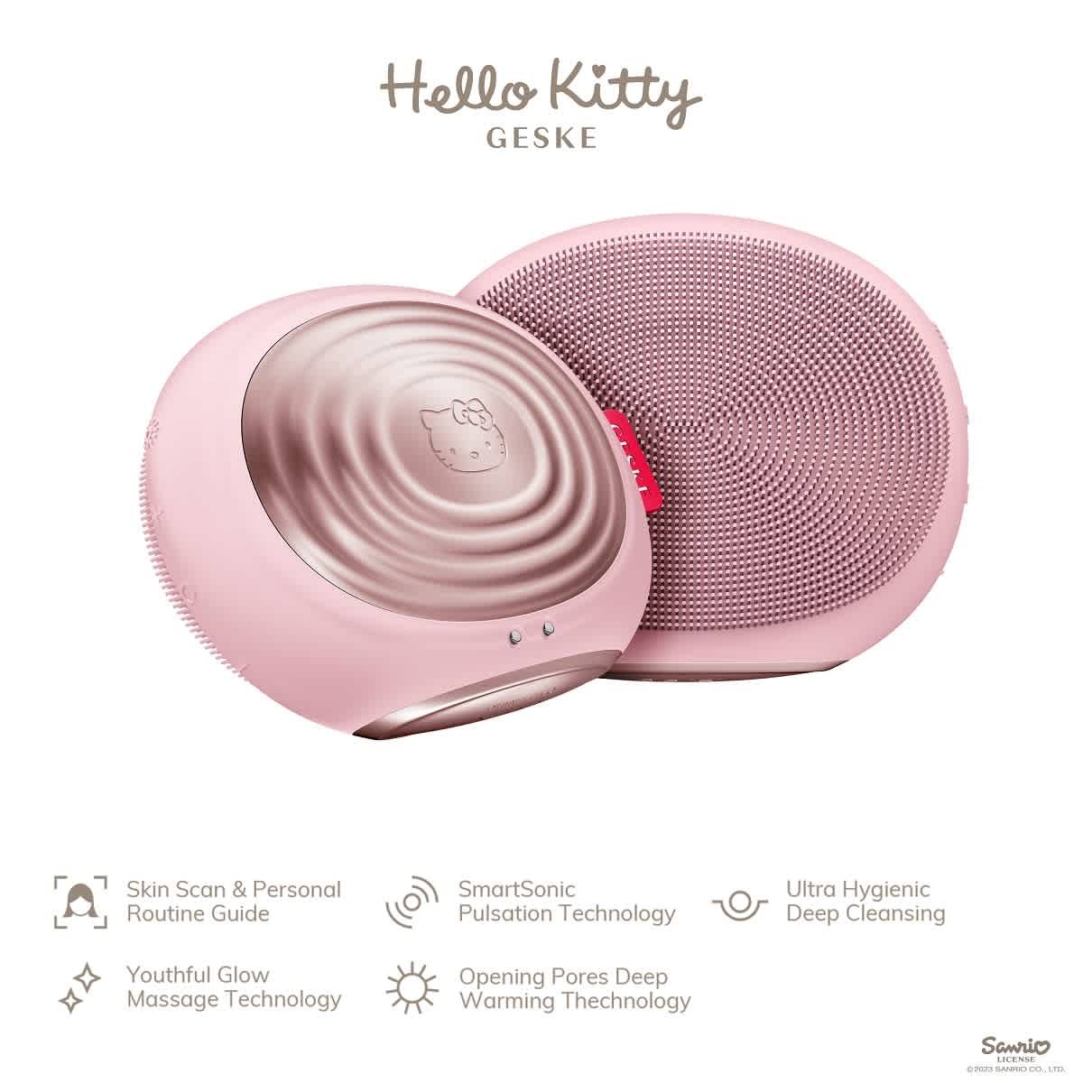 GESKE x Hello Kitty Sonic Thermo Facial Brush 5 in 1 GESKE