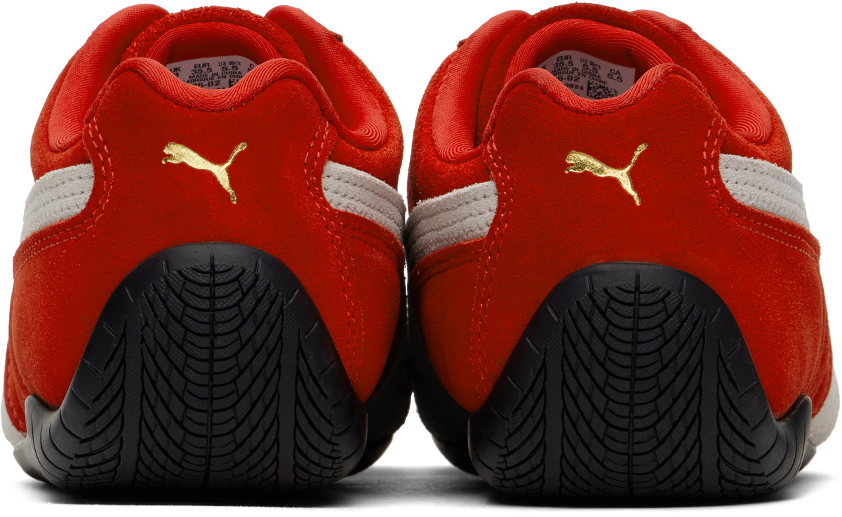 PUMA Red & White Speedcat OG Sneakers Puma